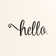 Trule Hello Wall Decal & Reviews | Wayfair