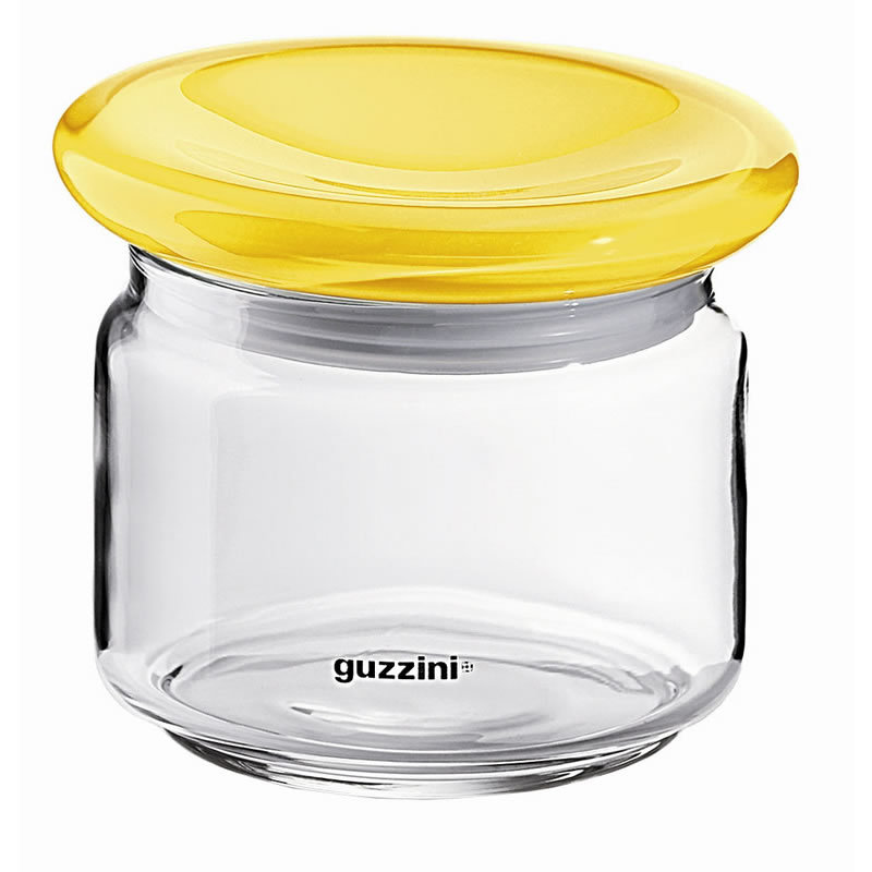 Guzzini Feeling Glass 0.7 qt Storage Jar with Acrylic Cover | Wayfair