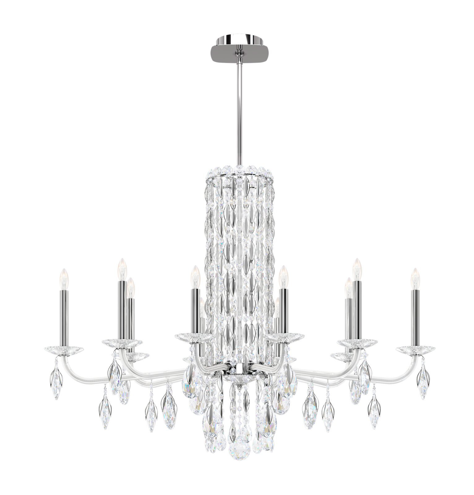 Schonbek Sarella 10 - Light Dimmable Classic / Traditional Chandelier ...