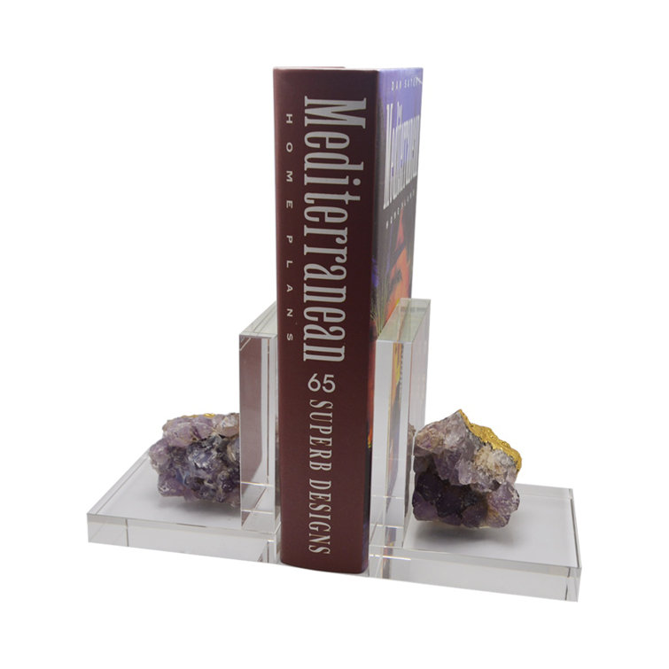 ellahome Crystal Bookends | Wayfair