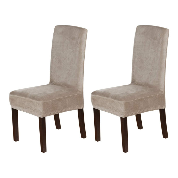 Latitude Run® Box Design Dining Chair Slipcover & Reviews | Wayfair