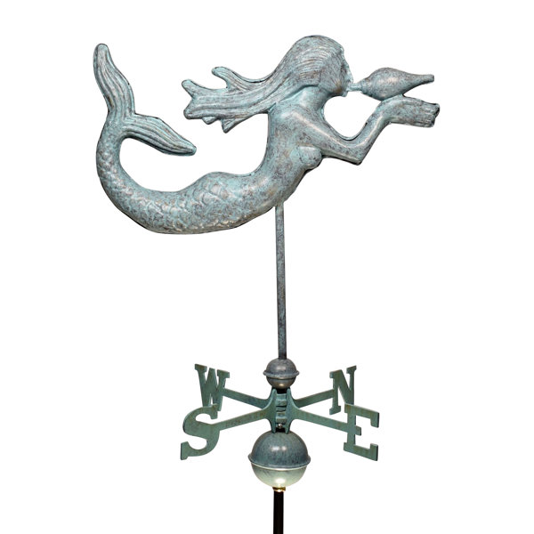 Dovecove Mermaid Weathervane | Wayfair