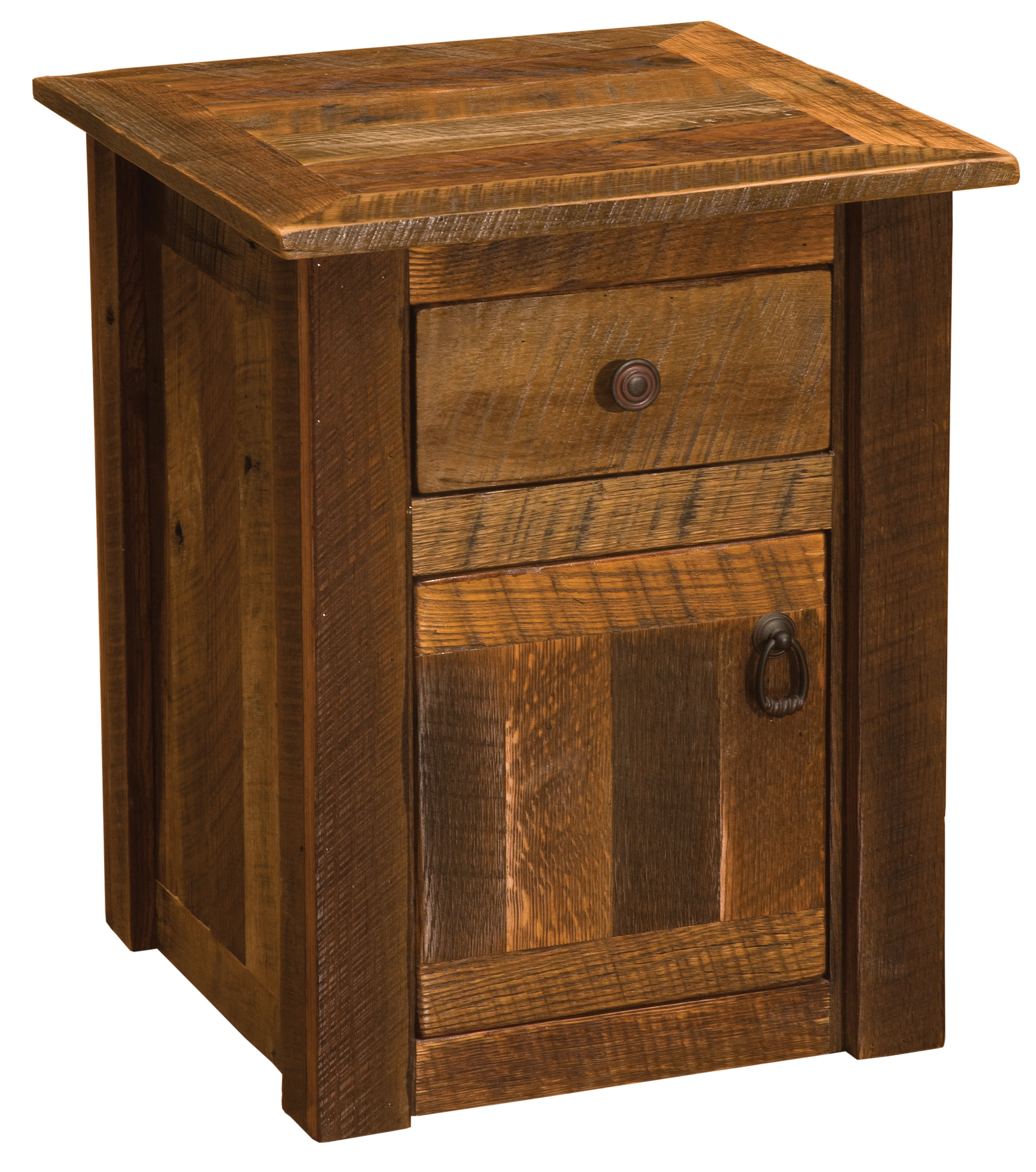 Fireside Lodge 24'' Tall Block End Table with Storage & Reviews | Wayfair