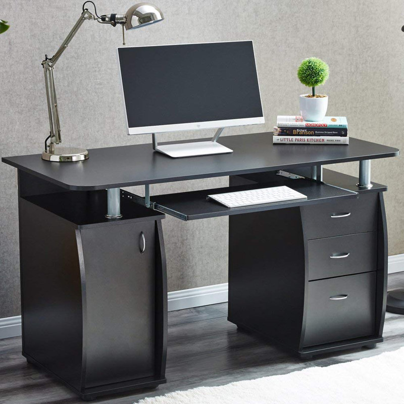 17 Stories Asmahan Deluxe Computer Desk | Wayfair.co.uk