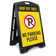 SmartSign Drop Off Only No Parking (With Symbol) Portable Sidewalk Sign ...