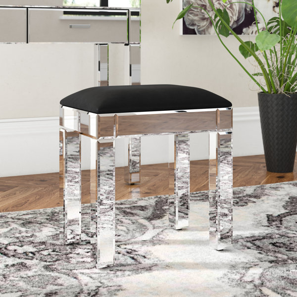 Etta Avenue Hector 48Cm Tall Dressing Table Stool & Reviews | Wayfair.co.uk