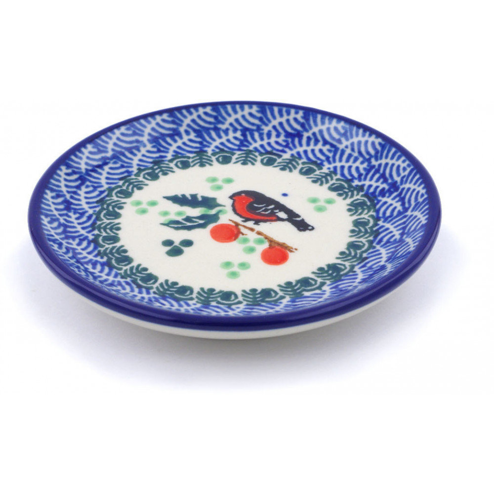 Red Barrel Studio® Holly Robin Polish Pottery 4" Plate | Wayfair