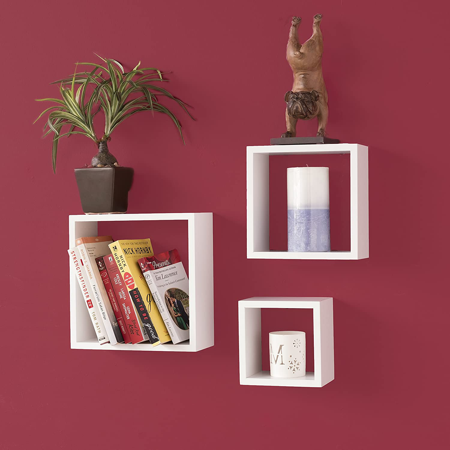 Latitude Run® Edholm 3 Piece Square Floating Shelf | Wayfair