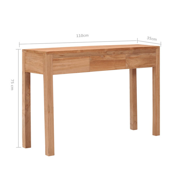 Natur Pur Rowley 110Cm Solid Wood Console Table | Wayfair.co.uk