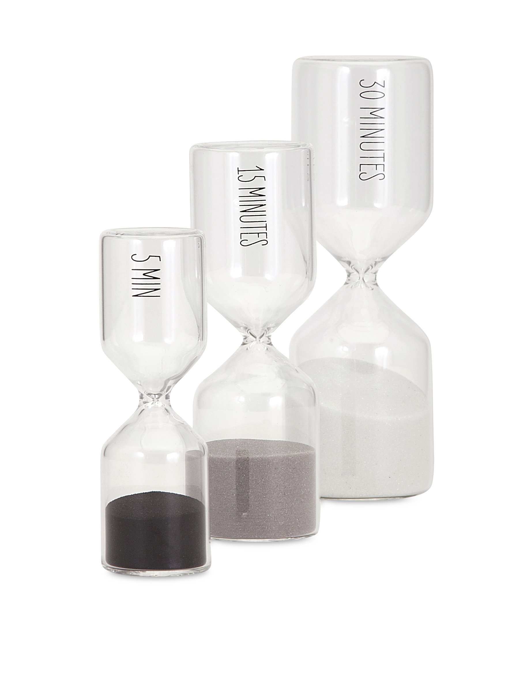 Williston Forge Crawford Stunning 3 Piece Hourglass Set | Wayfair