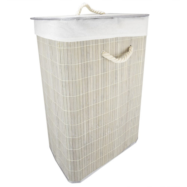 Sand & Stable Bamboo Rectangular Hamper & Reviews | Wayfair