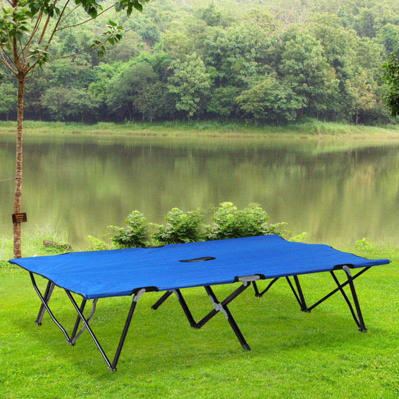 Outsunny Two Person Double Wide Cot & Reviews | Wayfair