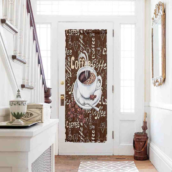 Astoria Grand Rodulf Polyester Semi-Sheer French Door Curtain Pair ...