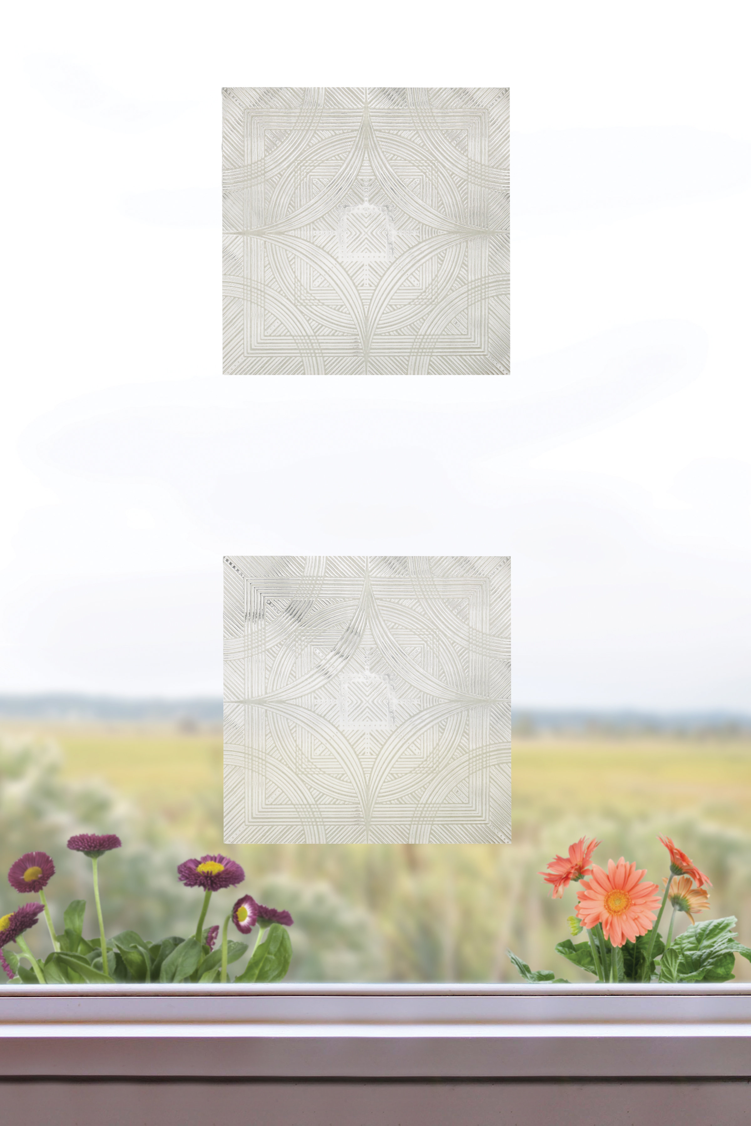 Wrought Studio Bird's Eye View Window Decal | Wayfair