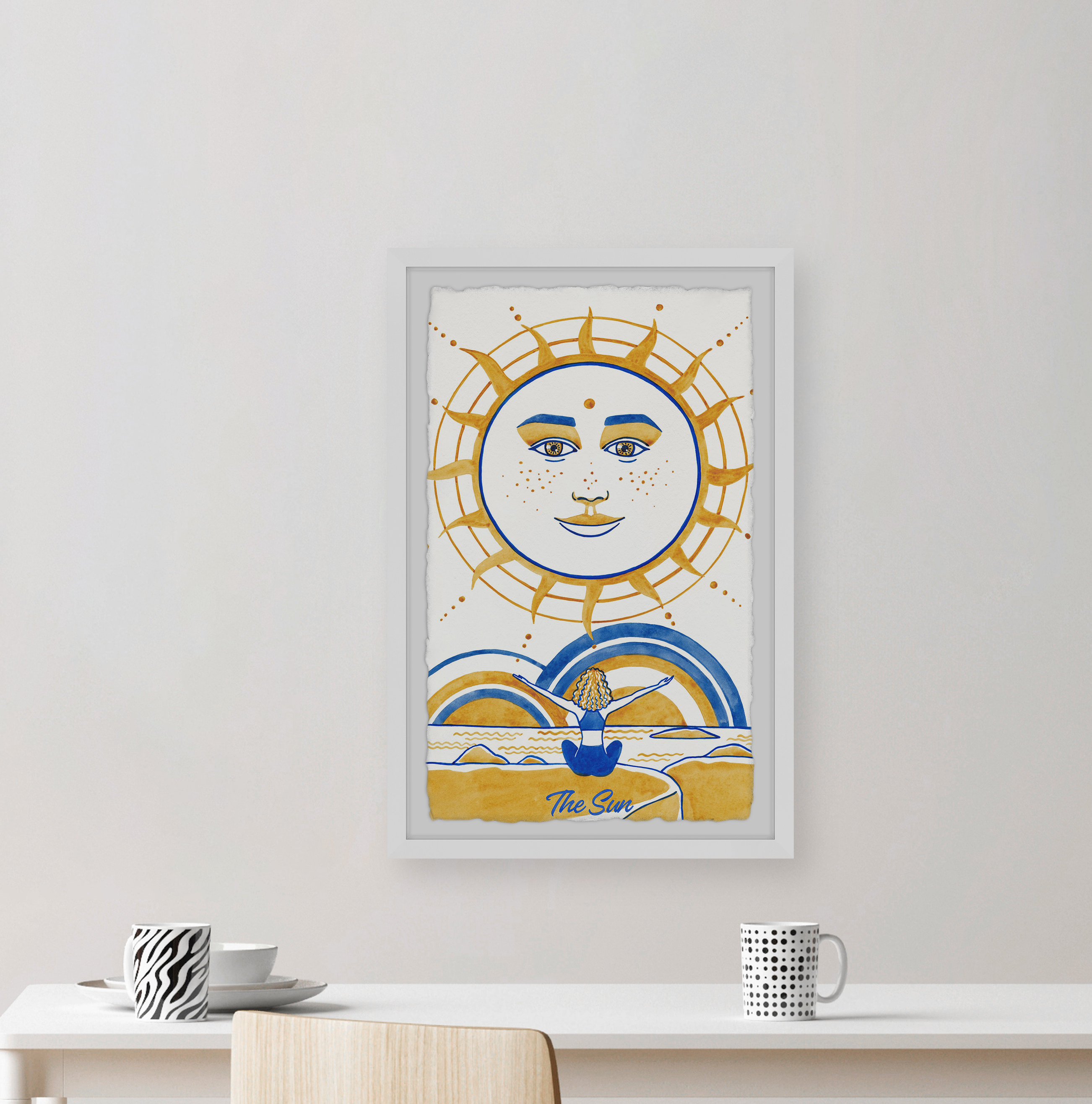 Trinx Here Comes The Sun - Picture Frame Graphic Art | Wayfair