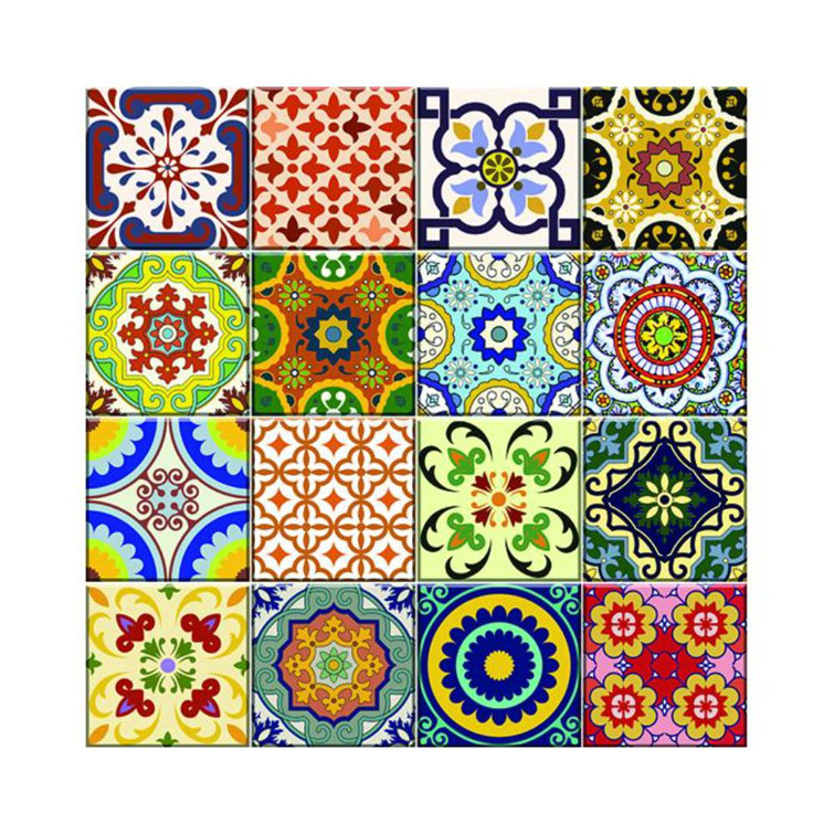 Bungalow Rose Journel 6" x 6" Vinyl Peel & Stick Mosaic Tile & Reviews ...