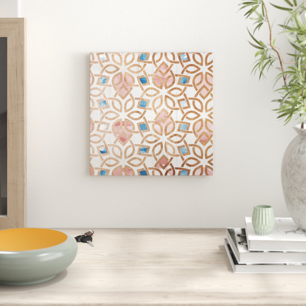 House of Hampton® Lattice Desert Pale Hawaii - Graphic Art | Wayfair