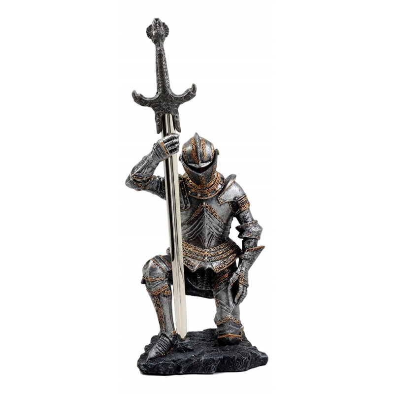 Astoria Grand Tapley the Accolade Kneeling Medieval Knight Figurine ...