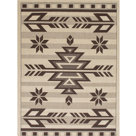 Union Rustic Philpott Oriental Flatweave Black Indoor / Outdoor Area ...