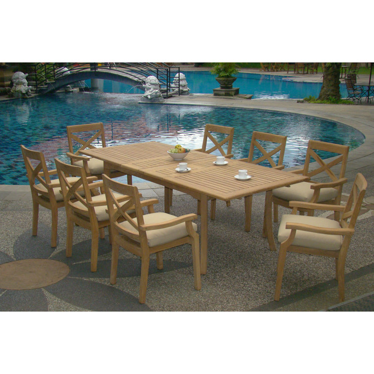 Rosecliff Heights Nathanial Rectangular 8 - Person Dining Set | Wayfair