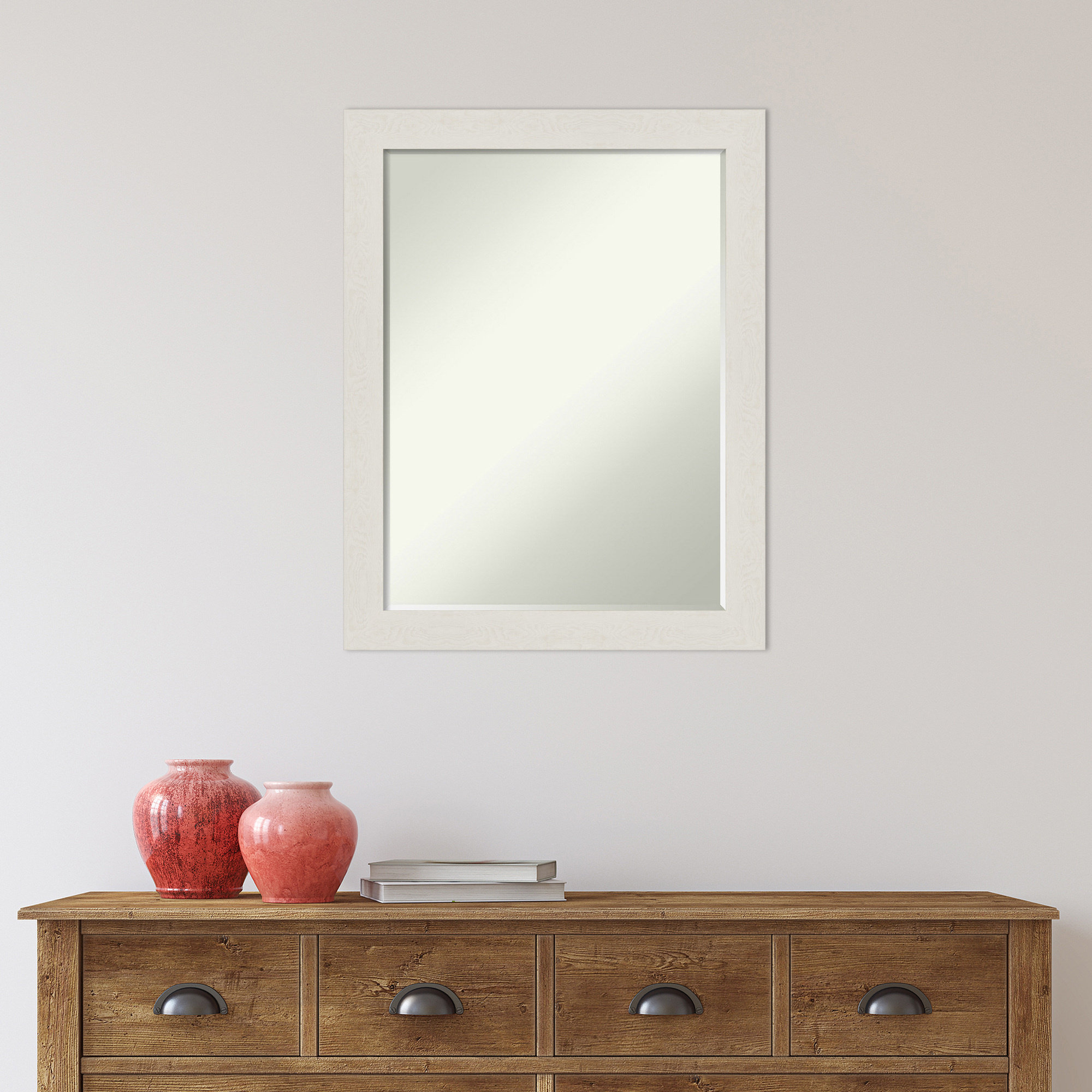 Ebern Designs Meeyah Rectangle Closed Corner Frame Wall Mirror | Wayfair