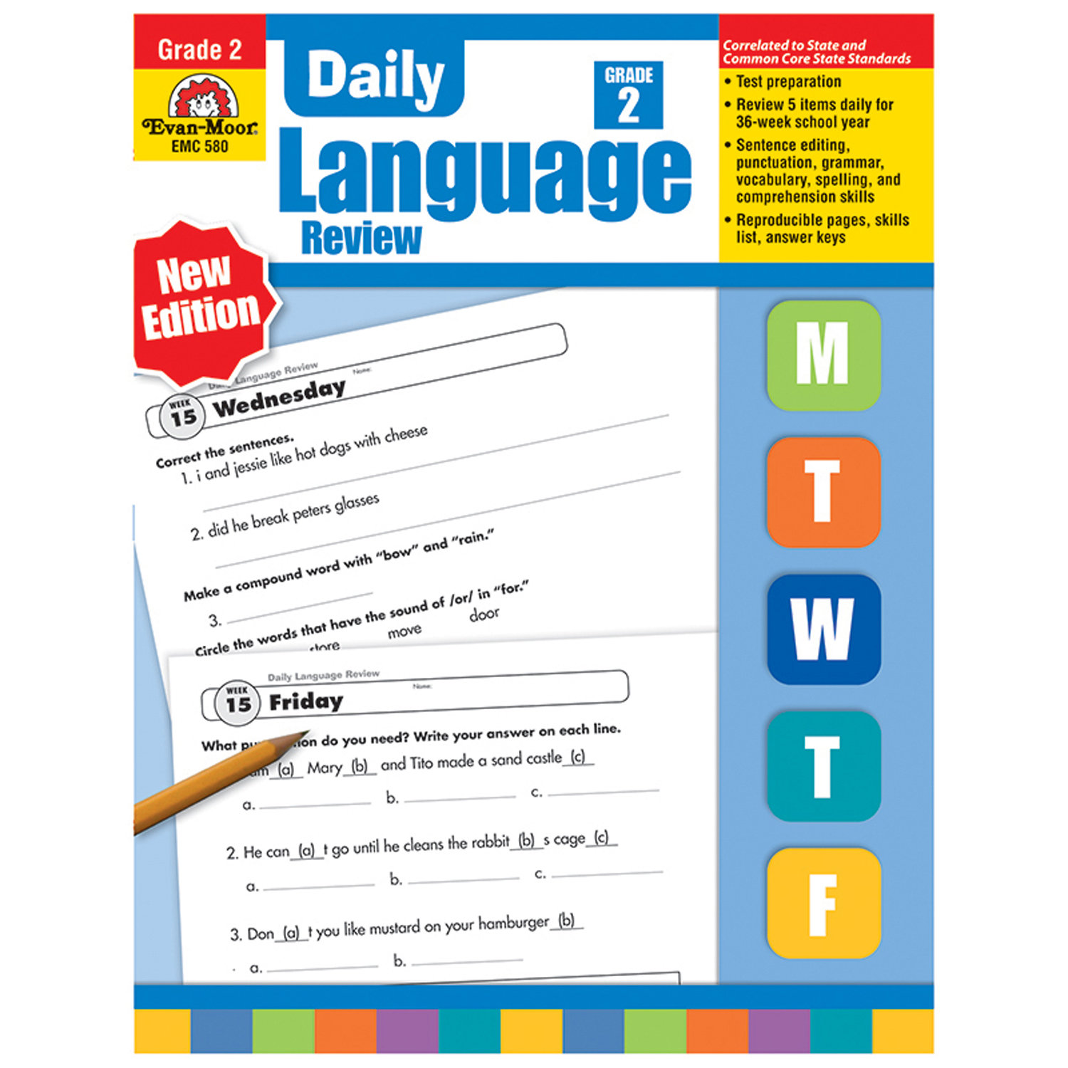 Evan-Moor Daily Language Review Grade 2 Book | Wayfair
