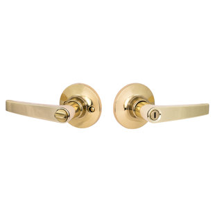 Polished Brass Door Levers You'll Love in 2021 | Wayfair
