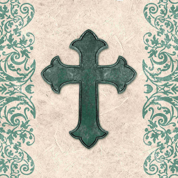 Trinx Vintage Paisley Cross by - on | Wayfair