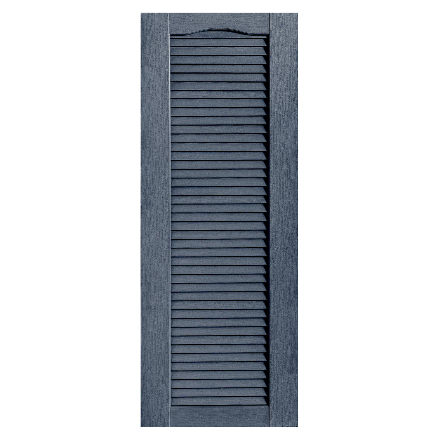 Alpha Shutters Cathedral Top Full-style Open Louver Shutters Pair ...