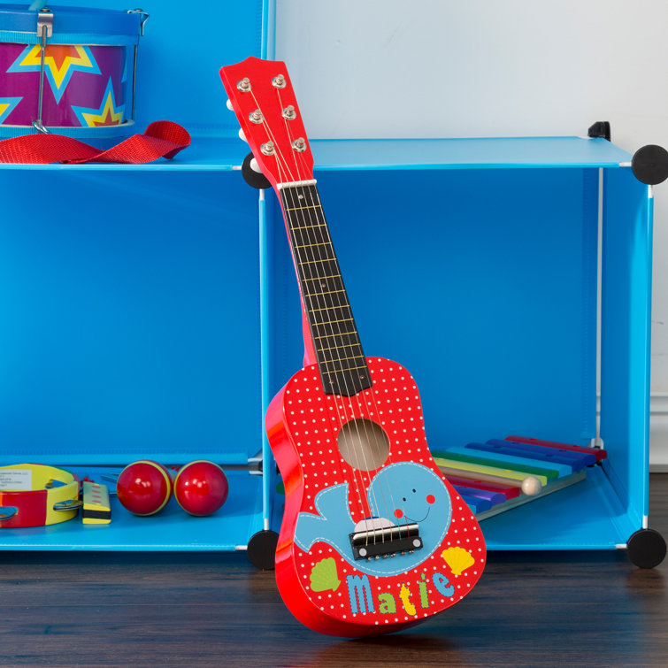 Hey! Play! Kid's Toy Acoustic Guitar with 6 Tunable Strings, Real ...