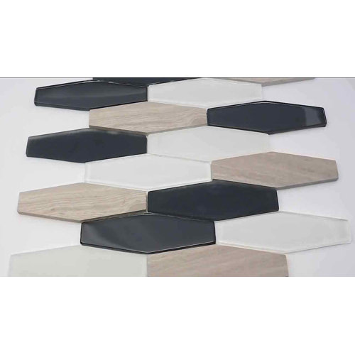 Supreme Tile Fusion 2" x 6" Mosaic Wall Tile | Wayfair