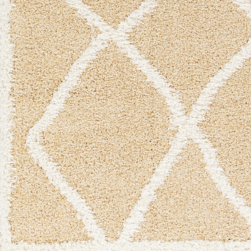Mercury Row® Waylon Performance Yellow/White Rug | Wayfair