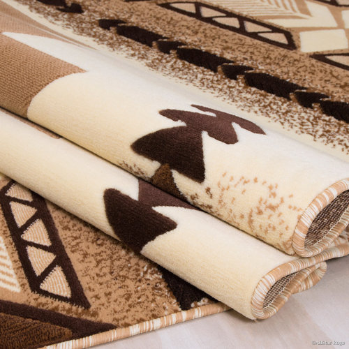 AllStar Rugs Performance Ivory/Brown Rug & Reviews | Wayfair