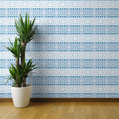 Blue Pre-Pasted Wallpaper You'll Love in 2020 | Wayfair