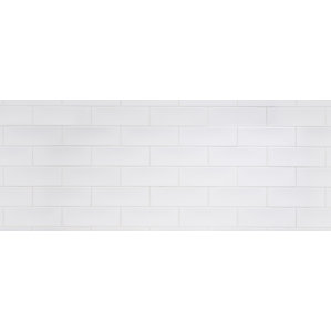 Beveled White Subway Tile | Wayfair