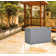 Latitude Run Garden Storage Box 180L Grey PP Rattan | Wayfair.co.uk