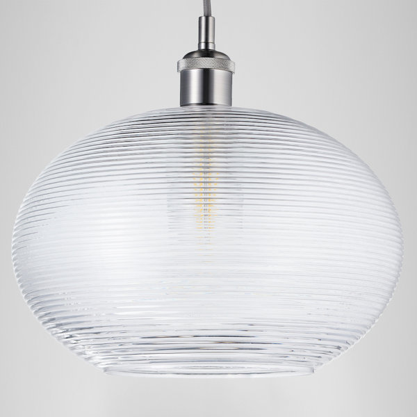 Metro Lane 20Cm H x 30Cm W Glass Sphere Pendant Shade ( Screw On ) in ...