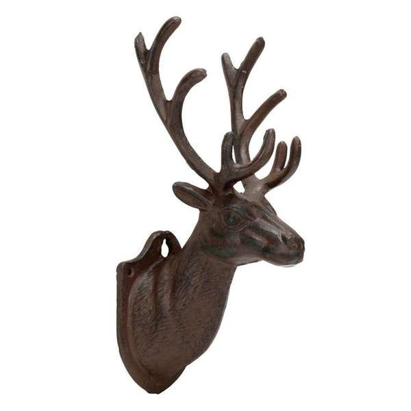 Loon Peak® Large Cast Iron Deer Head Wall Décor & Reviews | Wayfair