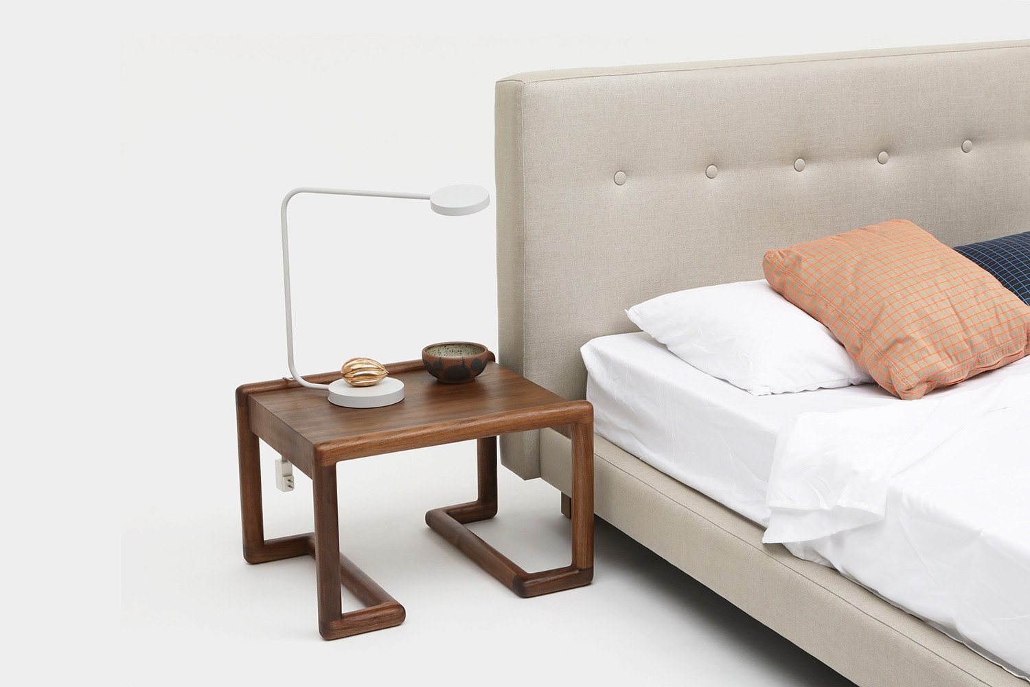 ARTLESS Untitled 16'' Tall Solid Wood Sled End Table | Wayfair