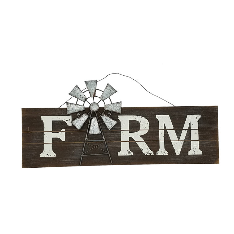 Gracie Oaks Farm Wood Wall Art | Wayfair