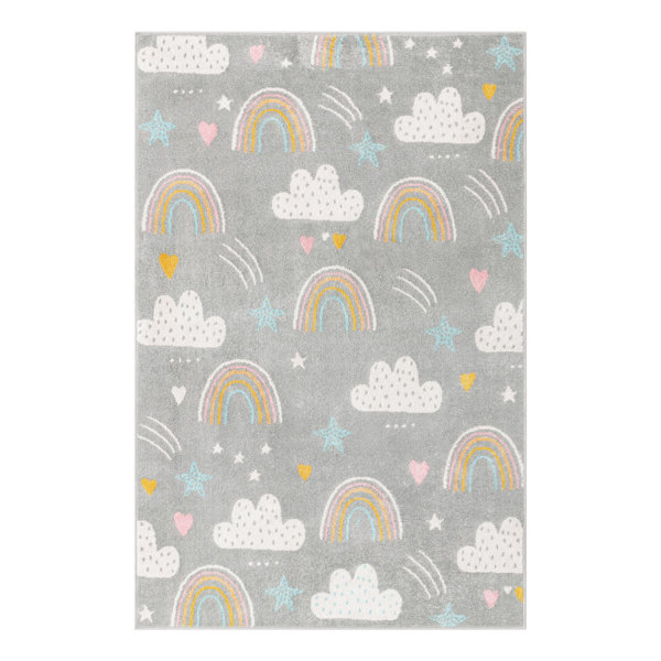 Unique Loom Whimsy Kids Rainbow Rug & Reviews | Wayfair