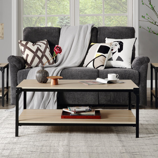 Union Rustic Stubblefield Coffee Table with Storage & Reviews | Wayfair