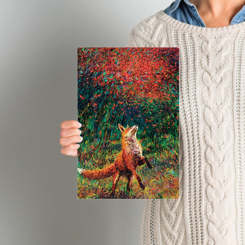 East Urban Home Fox Fire by Iris Scott - Gallery-Wrapped Canvas Giclée ...