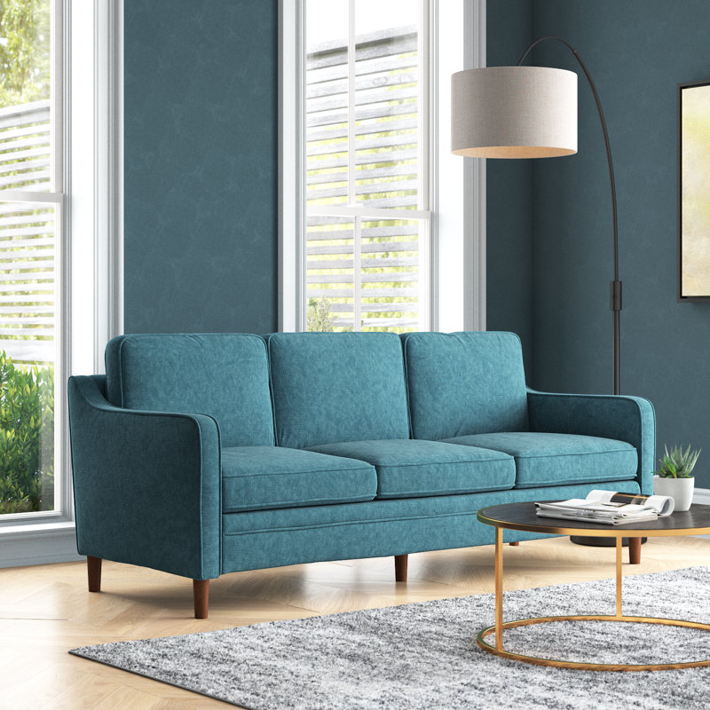 Azriah Charles of London Sofa Upholstery Color: Green