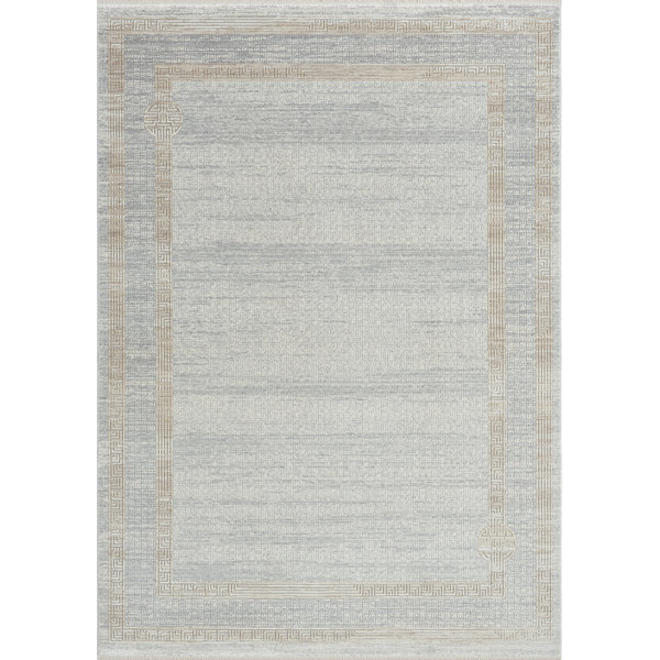 Mercer41 Elisheva Area Rug in Gold/Grey - Wayfair Canada