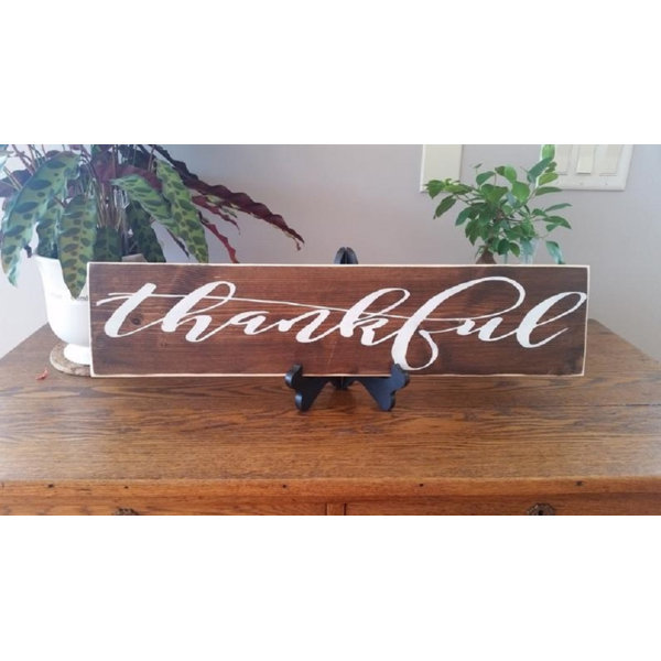 Devout Signs Thankful Tabletop Sign - Wayfair Canada