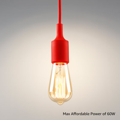 Ebern Designs Ciarletto 1 - Light Single Bulb Pendant & Reviews | Wayfair