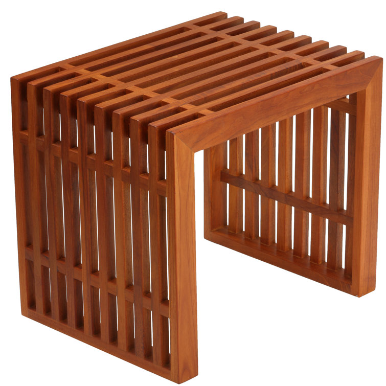 Breakwater Bay Oneridge Slotted Teak Side Table | Wayfair