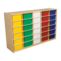 Wood Designs 30 Compartment Cubby | Wayfair