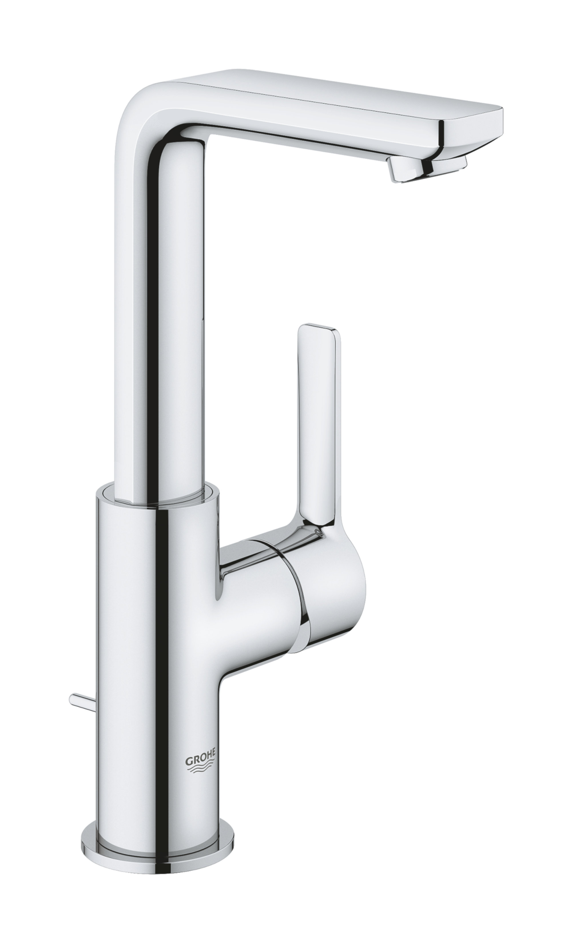 GROHE Lineare™ Single Hole Bathroom Faucet with Drain Assembly ...